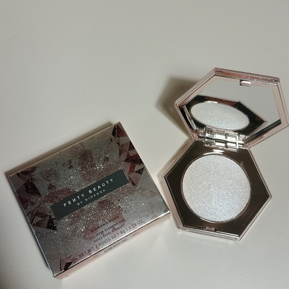 Fenty Beauty | Makeup | Fenty Beauty Silver Highlighter Radiant Glow ...